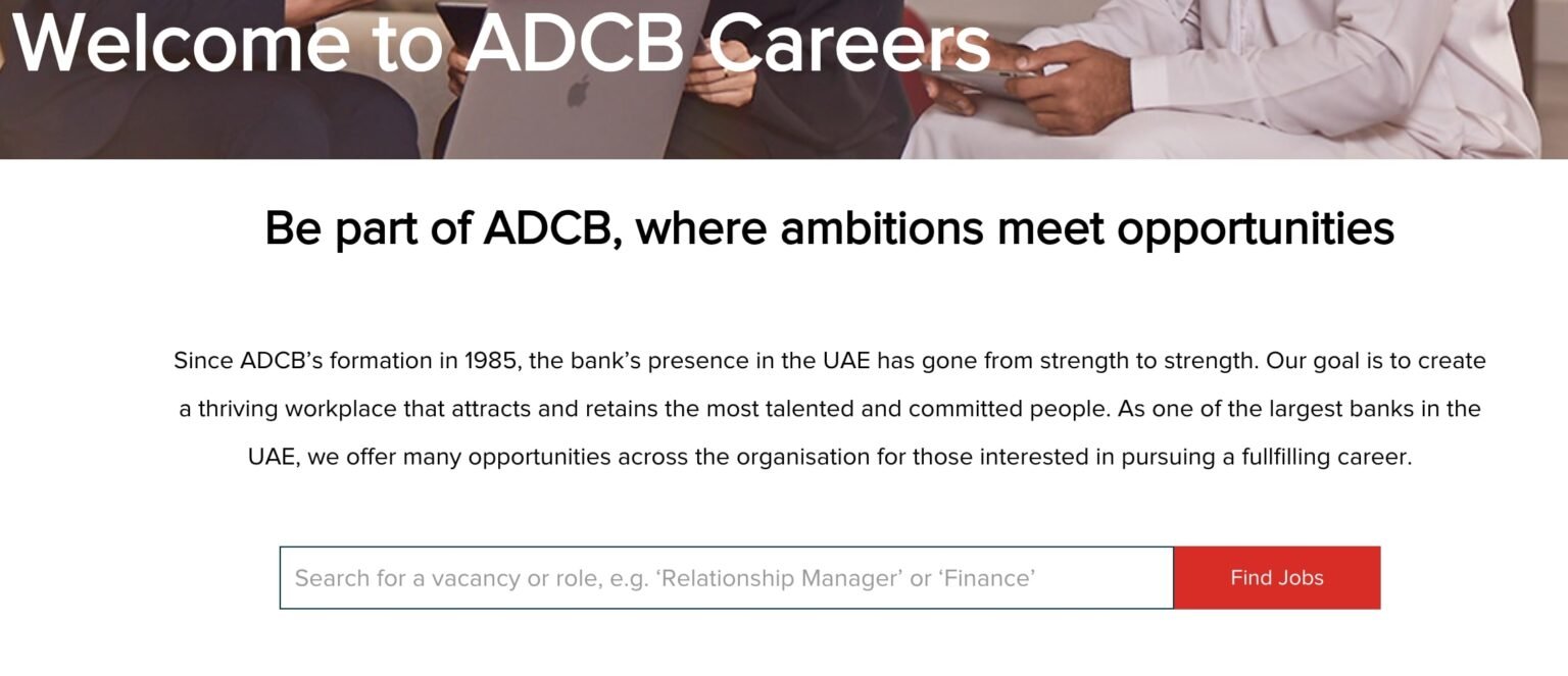 Dhabi Commercial Bank (ADCB) Careers | walkin interviews today